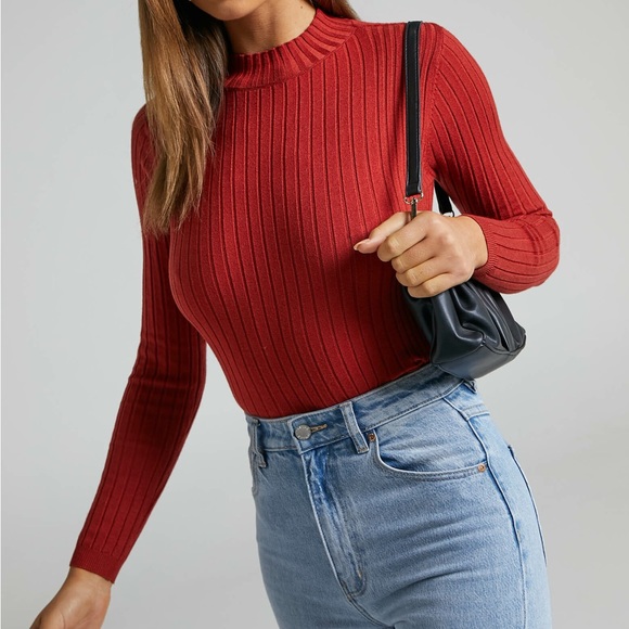 Showpo. | Tops | Showpo Downtown Dreams Long Sleeve Knit Top | Poshmark